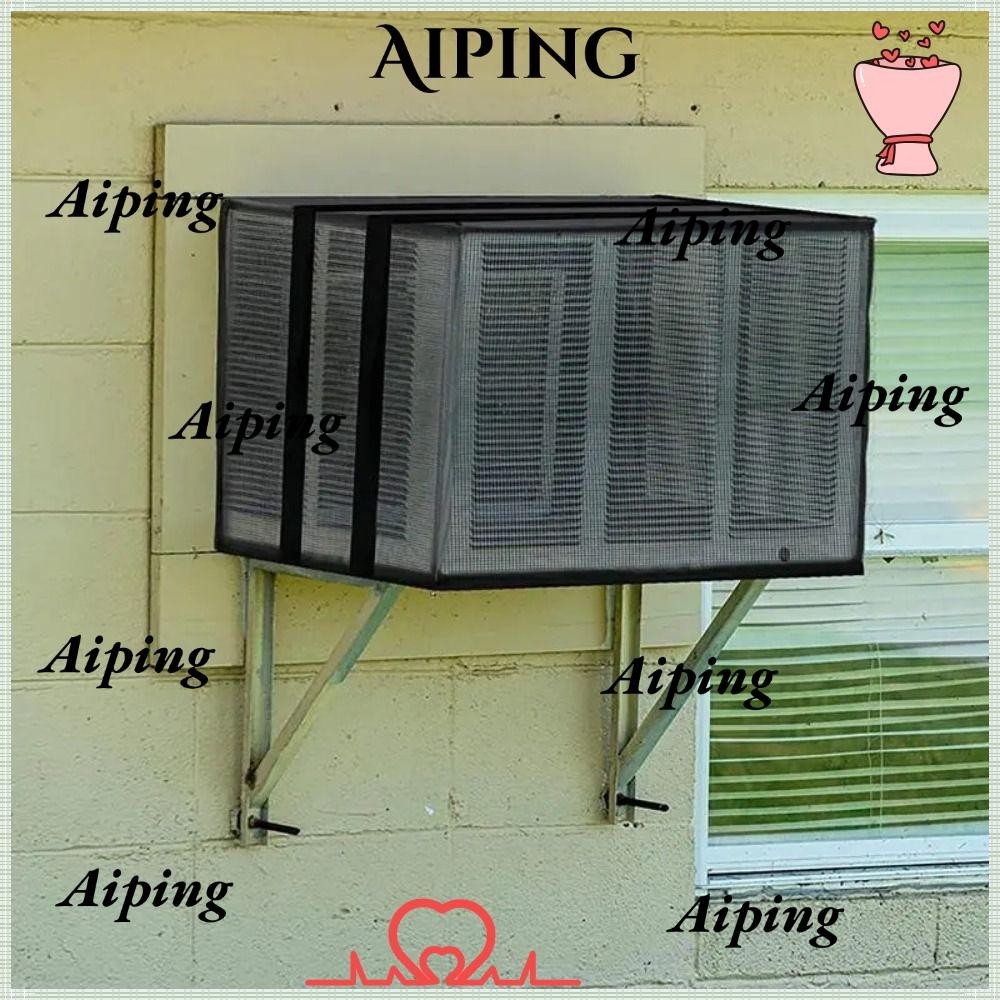 AIPING Air Conditioner Mesh Cover, Fabric with Side Mesh Window AC Rain ...