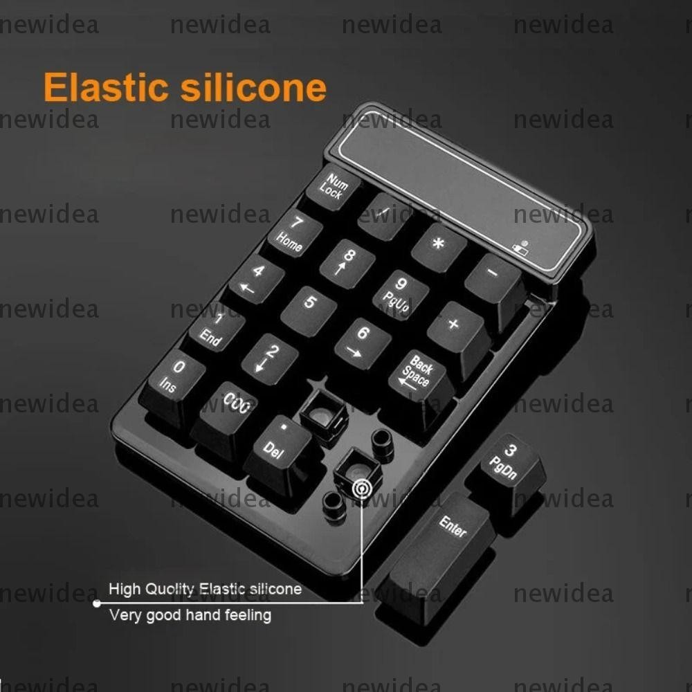 NEWIDEA Wireless Wired Keyboard, 2.4GHz Mini USB Numeric Keypad ...