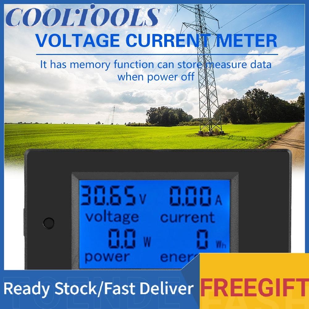 Cooltools PEACEFAIR PZEM-031 DC 6.5-100V Digital Power Energy Voltage ...