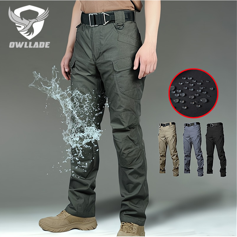 OWLLADE Tactical Cargo Pants Men Women In Green Slim Fit Waterproof IX7 A01 2T | Shopee Philippines