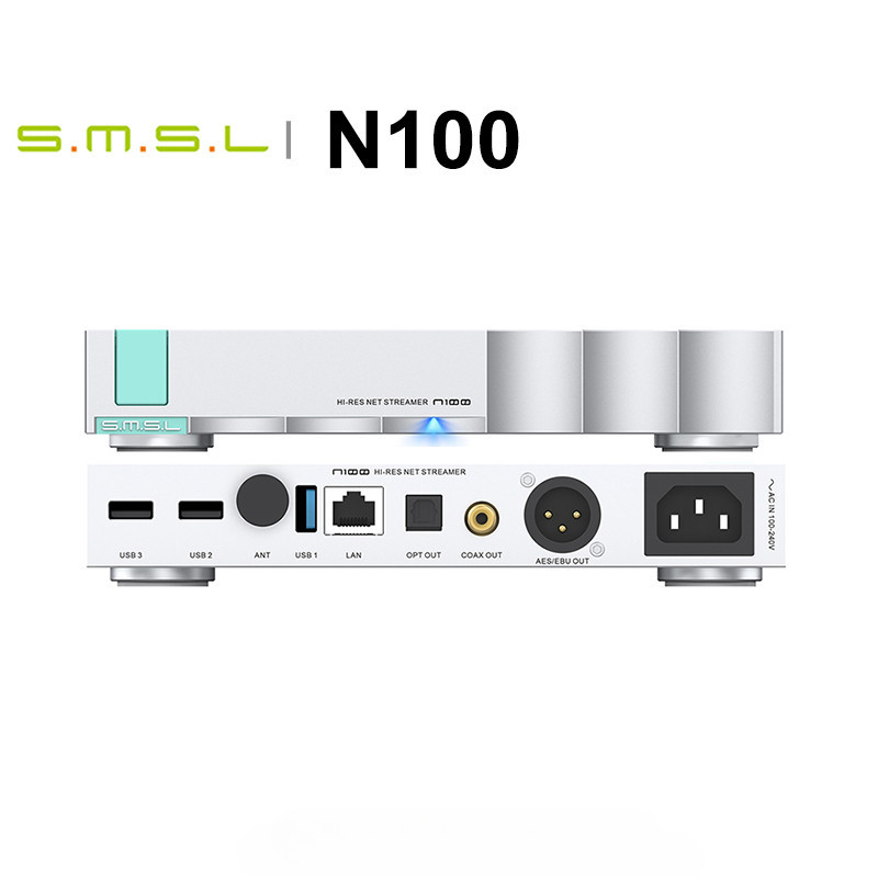 SMSL N100 Hi-Res Net streamer support all Functions of VOLUMIO supports ...