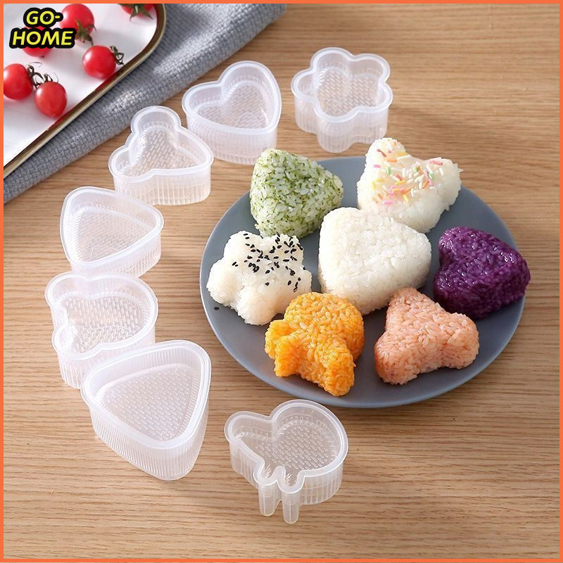 【GO⚡】Various Shapes of Rice Ball Mold Silicone Rice Ball Diy Mold ...