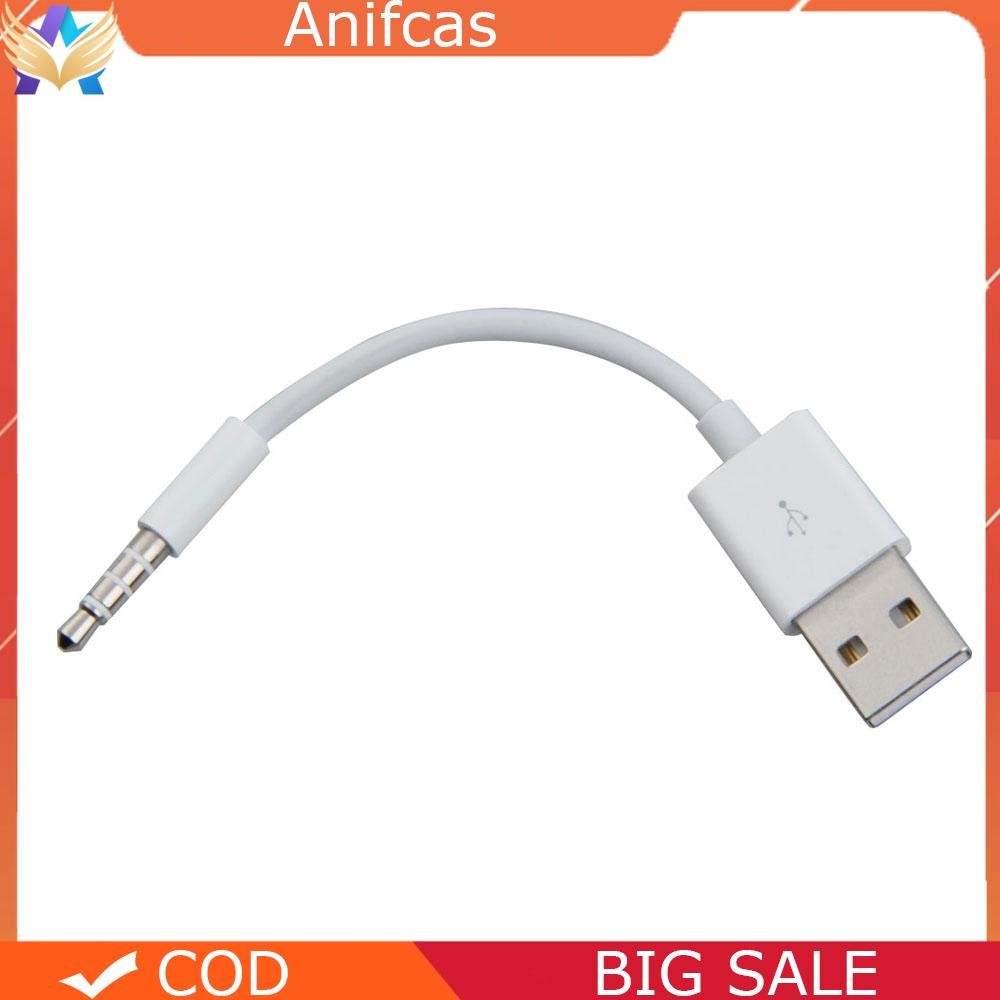 Charger Data USB 3.5mm Sync Audio Cable for iPod Shuffle 3rd 4th Gen ...
