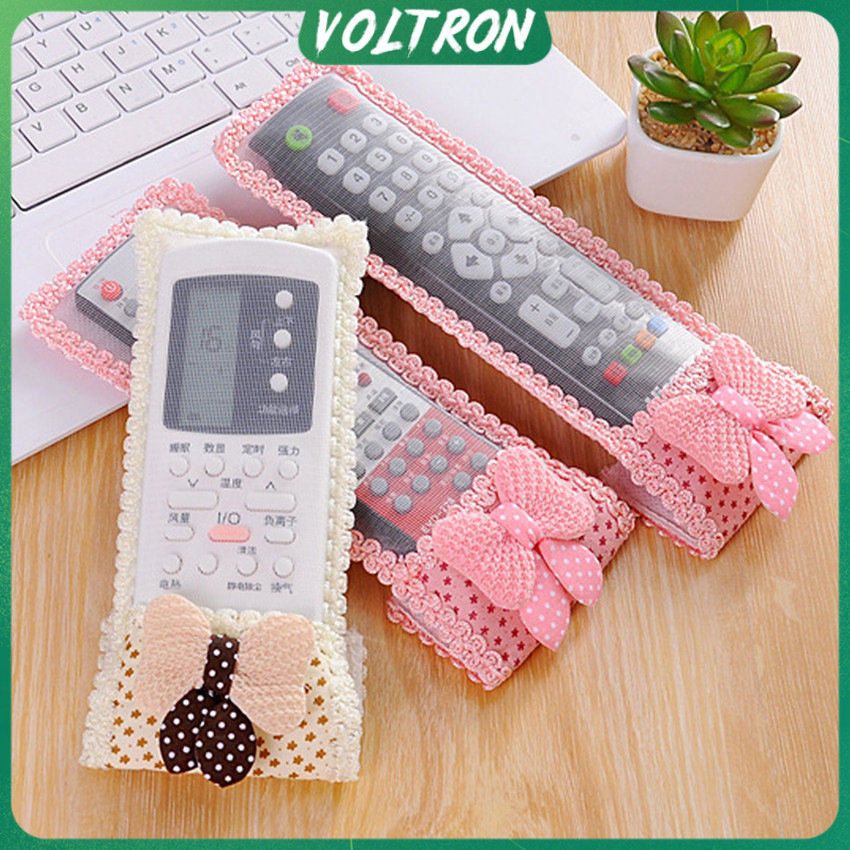 V.t Lace Remote Control Cover Organizer TV Controller Dustproof Case ...