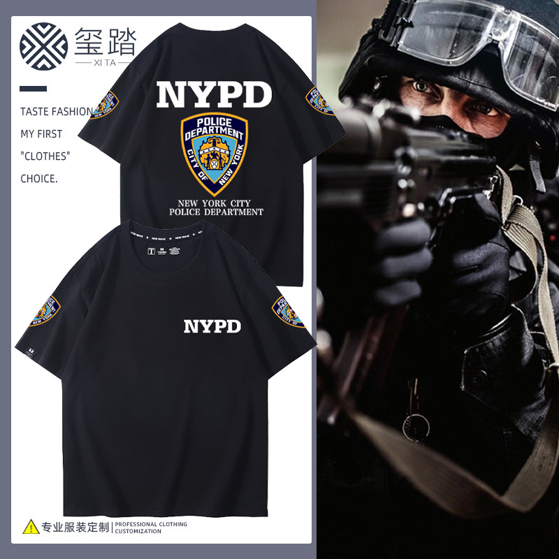 NYPD New York City Police Department perimeter T-shirt tactical outdoor ...