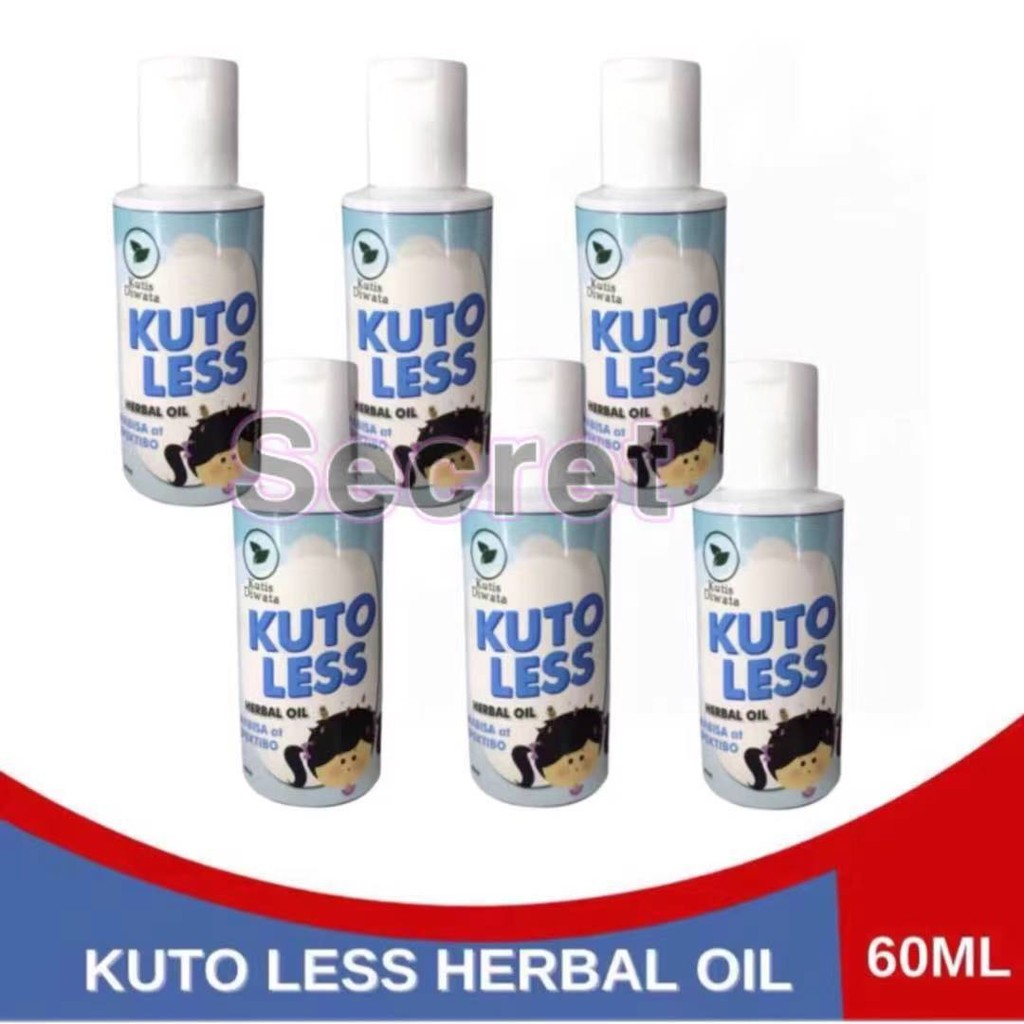 (Set Of 6) Diwata Kuto Less Herbal Oil Anti-Lice For Adults & Kids ...
