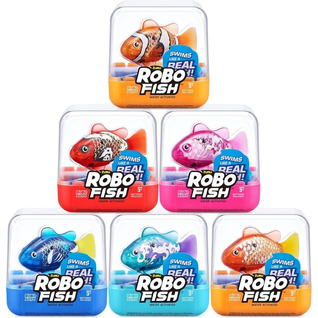 Zuru Robo Alive Water Activated Robotic Fish Toy | Shopee Philippines