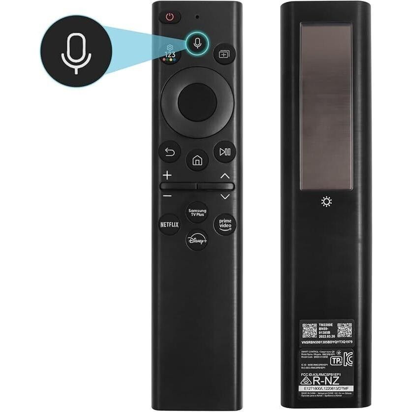 For Samsung BN59-01385A Solar USB Rechargeable Voice Remote QLED Series ...