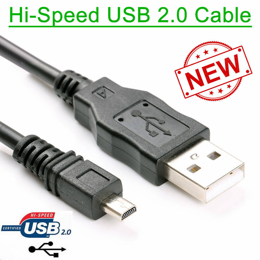 USB Data Cable Cord for Sony Camera DSC-H100 DSC-H200 DSC-H300 DSC-S650 ...