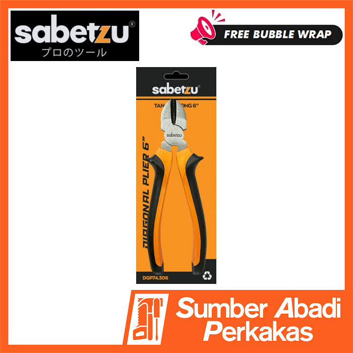 Sabetzu DGP74.306 Cutting Pliers 6 Inch Diagonal Sharp Cutting Plier ...