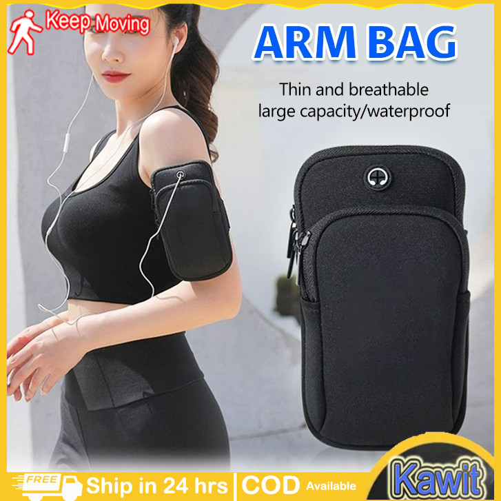 Phone Arm Bag Universal Running Wrist Bag Arm Package Pouch Bag Gym ...