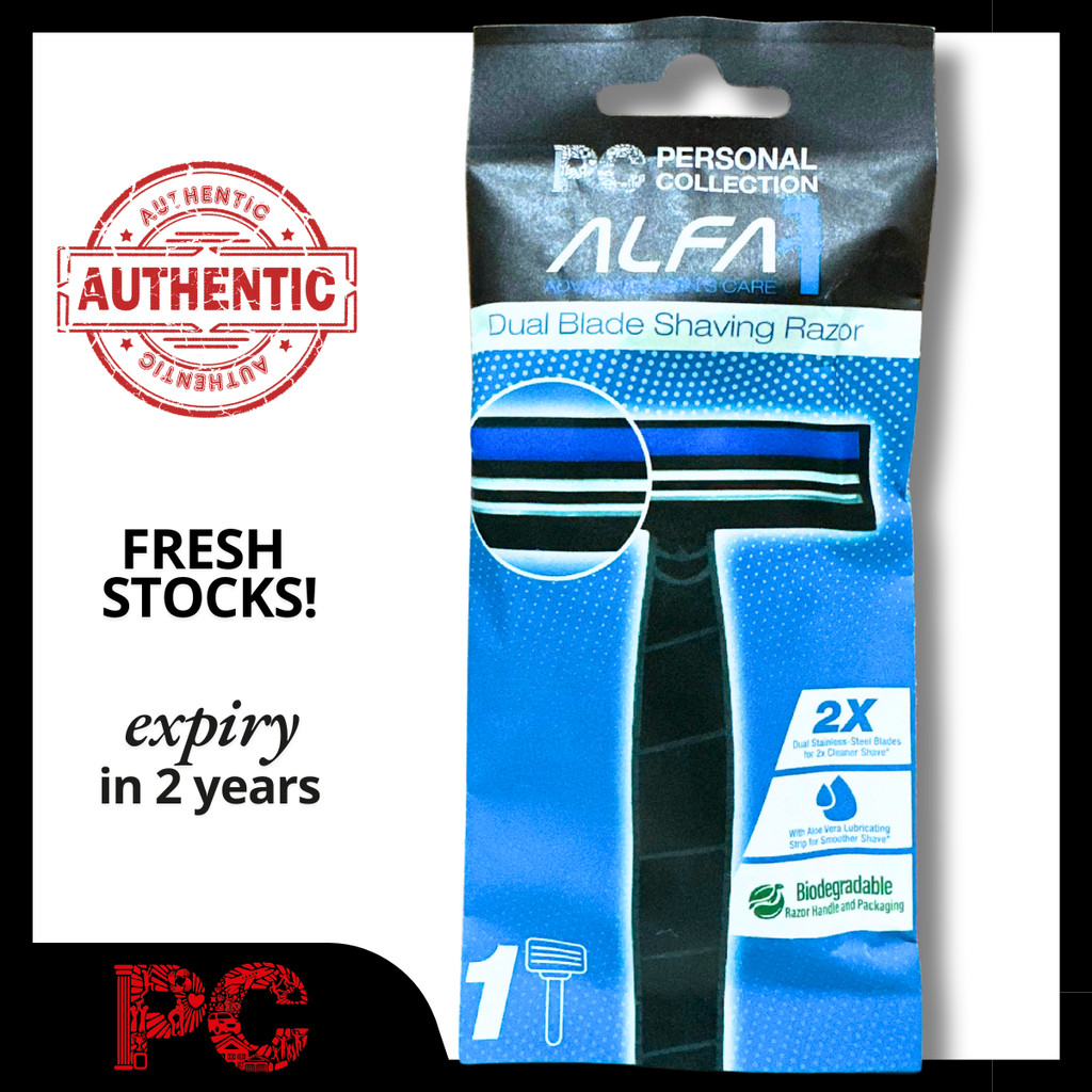 Alfa-1 Dual Blade Disposable Razor 20g by PC Personal Collection ...