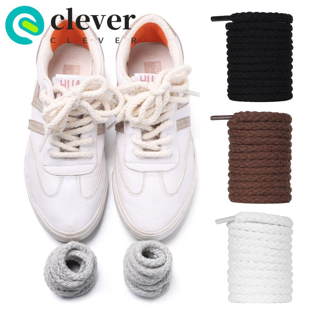 CLEVER Round Shoe Laces Board Shoes Drawstring Cross Braiding Strap ...