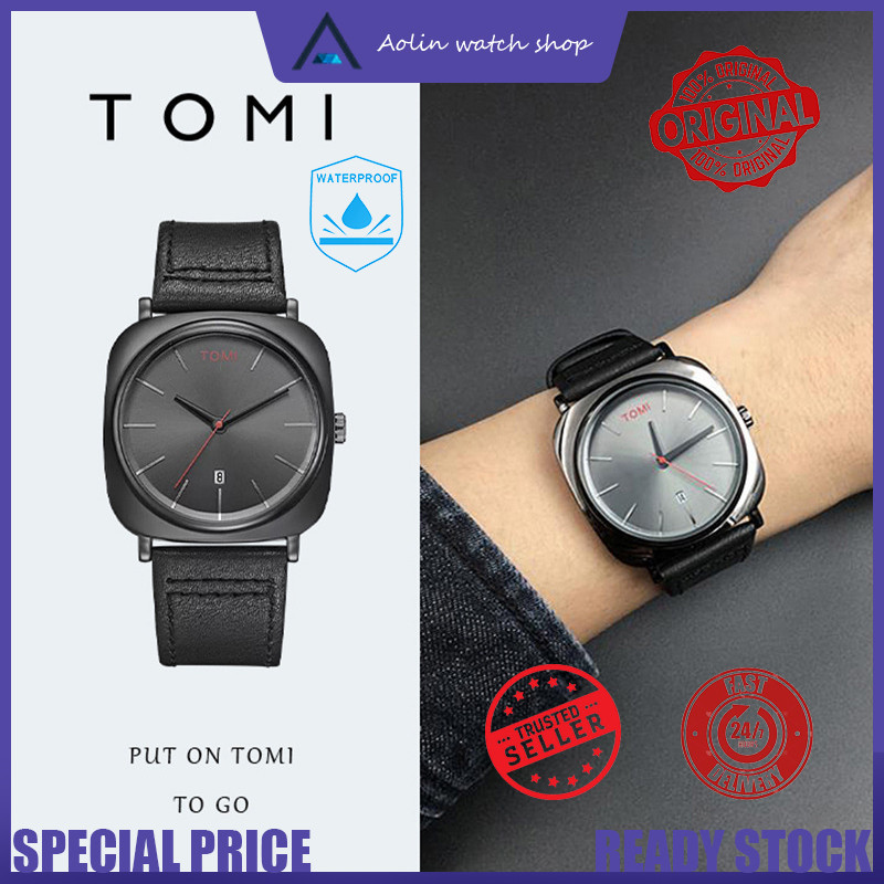 Tomi Square Calendar Men's Watch Business Men Quartz Watch Fashion ...