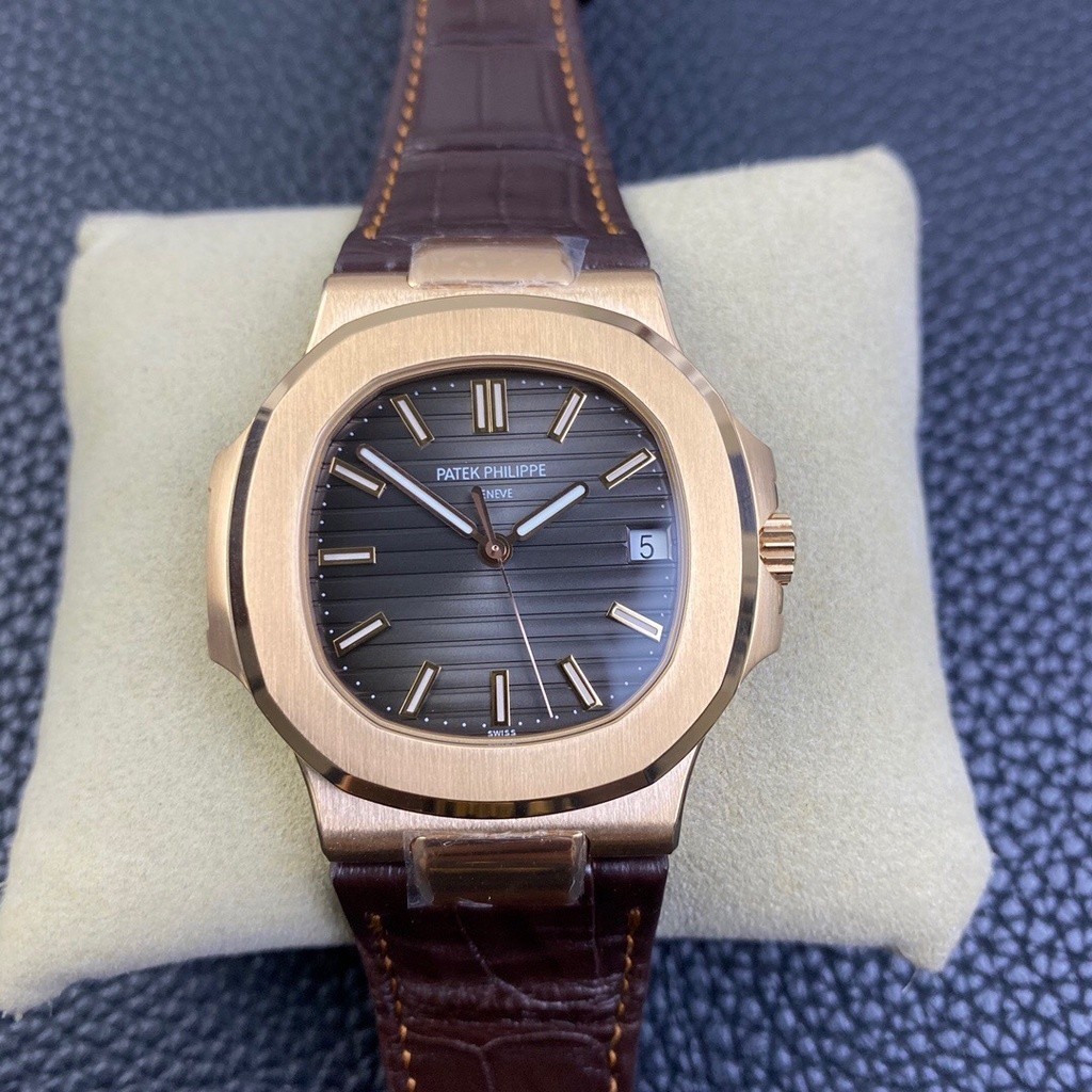 Patek _ Philippe Nautilus Swiss Automatic Chain Up Movement Sapphire ...