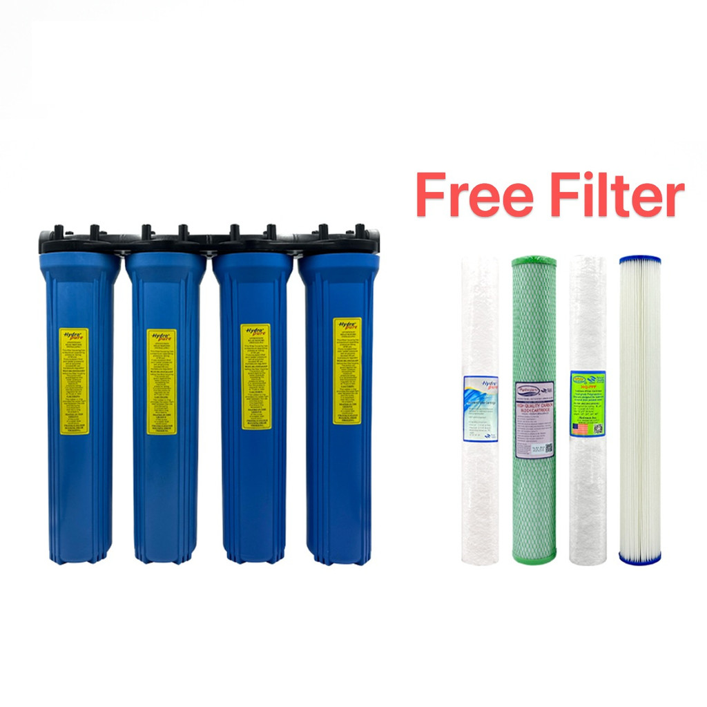 Hydropure 2/3/4 Stage 20 inch Deep Well Water Filter housing Complete ...