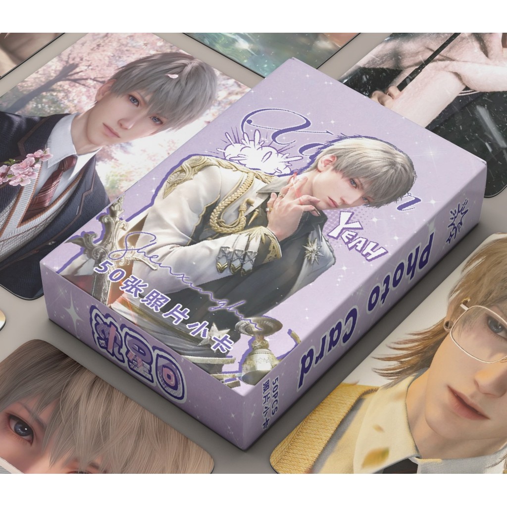 50-55pcs Manga Manhwa Love And Deep Space Laser Holographic Lomo Cards EVOL LOVE Photocards ...