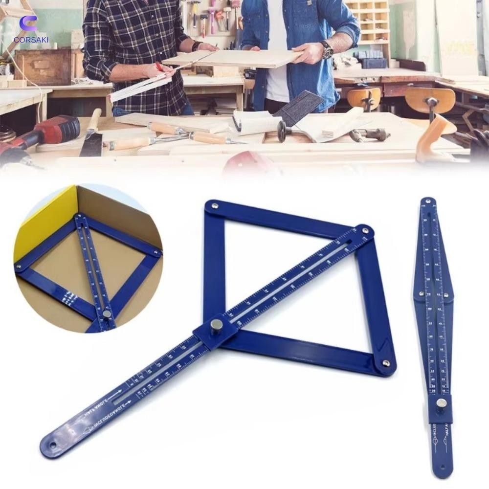 CORSAKI Corner Angle Finder, Stainless Steel Multifunction Angle Gauge ...