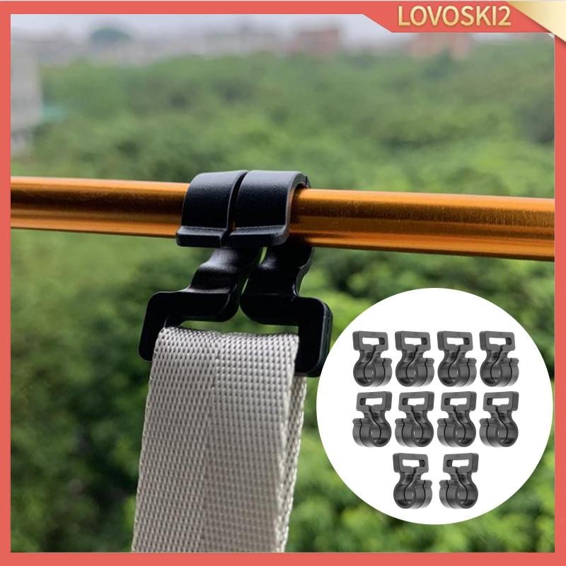 [Lovoski2] 10x Camping Tent Pole Hook Hooks Awning High Quality Inner ...