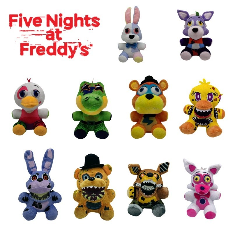 FNAF Plush Plush Toy Soft Stuffed Five Nights at Freddy's Dolls Bear ...