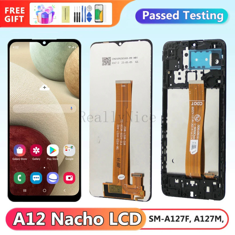 Screen for Samsung Galaxy A12 Nacho A127 A127F A127F/DS Lcd Display Digital Touch Screen with ...