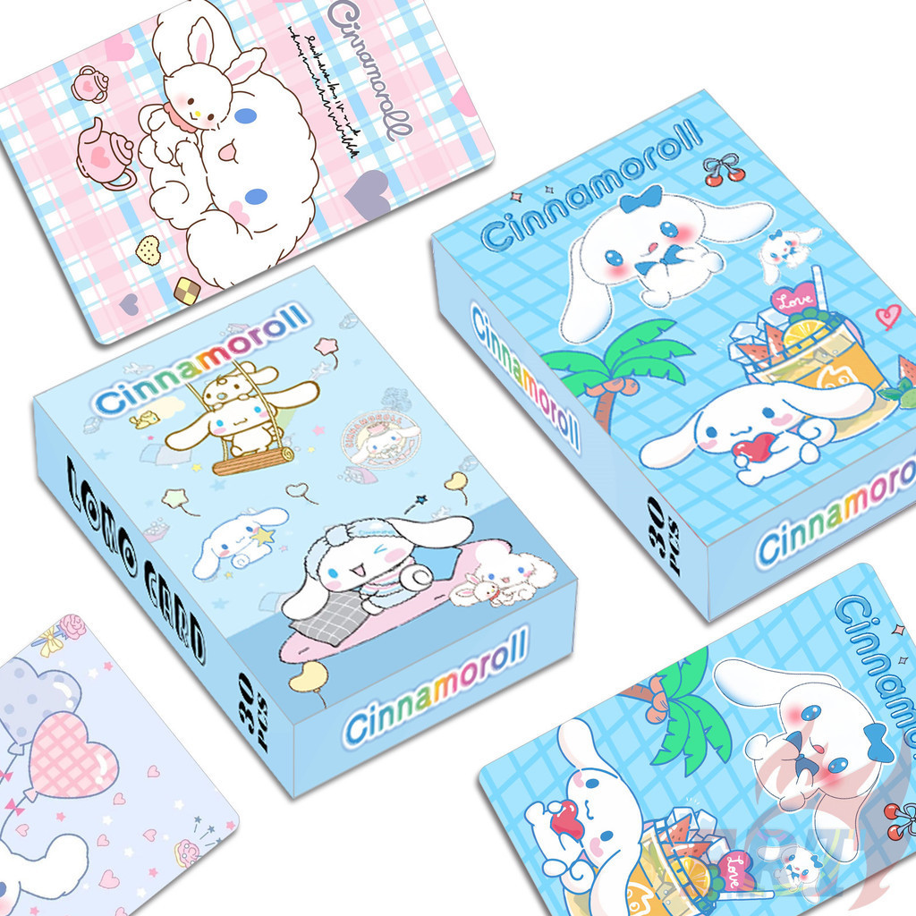 30Pcs/Box S-Cartoon：Cinnamoroll Series 02 Double Sided Lomo Cards 5.6cm ...