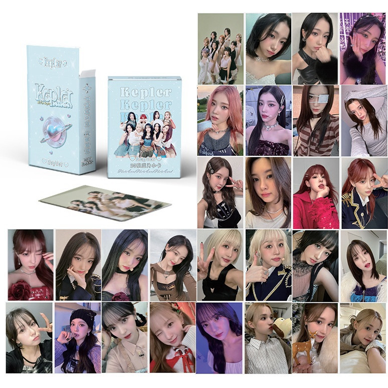 50pcs Kep1er Holographic Lomo Cards Magic Hour Chaehyun Hiyyih Yujin ...