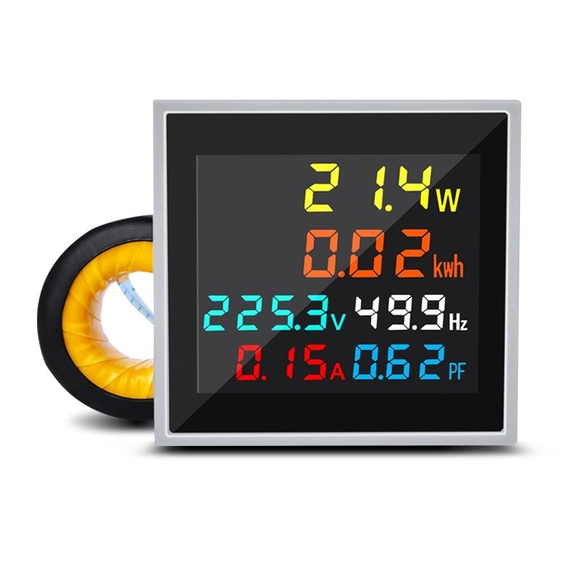 Electric meter electronic watt-hour meter power monitor AC voltage ...