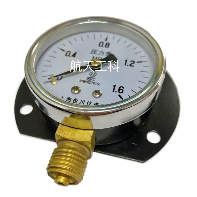 Y-60T 0-1.6mpa teeth M14x1.5 vertical radial with rear pressure gauge front shell diameter 60mm ...