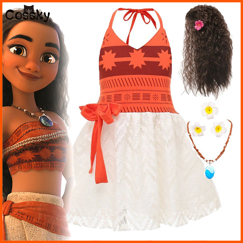 Birthday Dress for Baby Girl Moana Clothing Baby Fantasia Moana Baby ...
