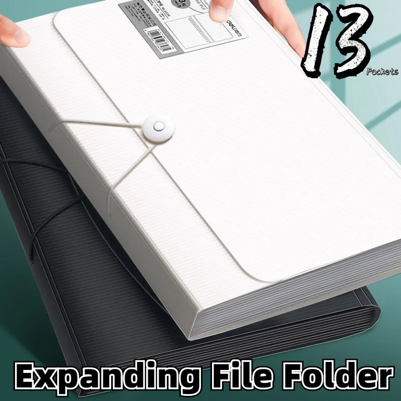 A4 Size Portable Expanding File Bag Accordion File Organizer with ...