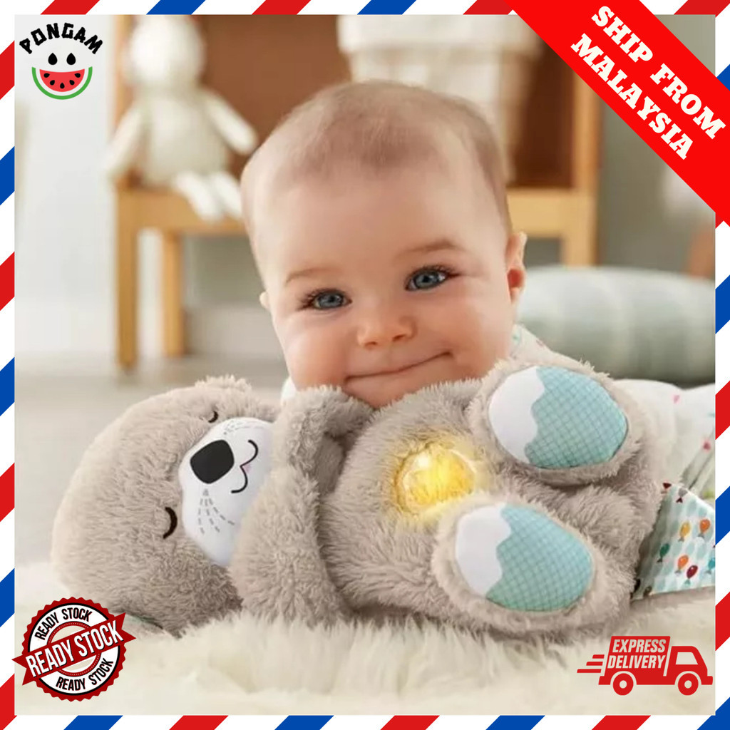 Breathing Otter Plush Toy Soothing Deep Sleep Dolls Stuffed Toy with ...