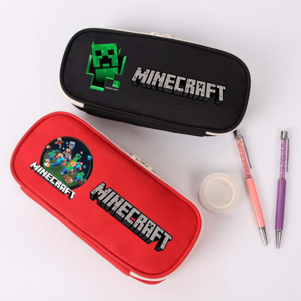 Minecraft MINECRAFT Red Black Pencil Case 2024 New Style Anime ...