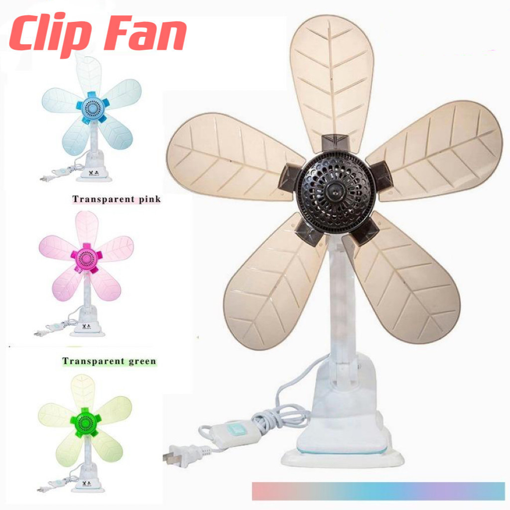 F320 220V Portable Clip Fan – 15W, 5 Blades, High Air Volume, Anti-Heat ...
