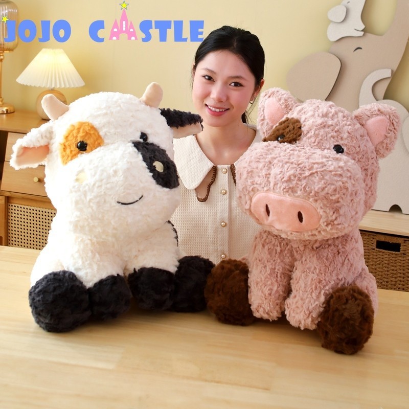 JOJO CASTLE Creative Spotted Cow Pig Toy 21/29/45cm Decor Super Soft ...