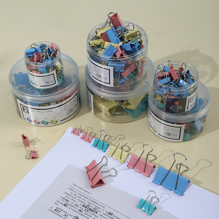 40 Pack Binder Clips Assorted Sizes, X Large, Large, Medium, Small ...