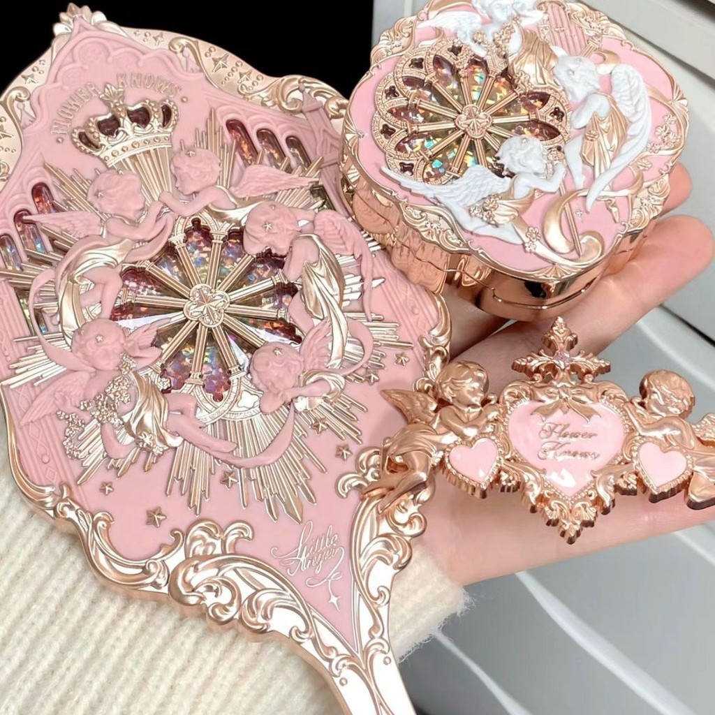 Flower Knows Little Angel Hand Mirror Peripheral Hand Mirror Princess ...