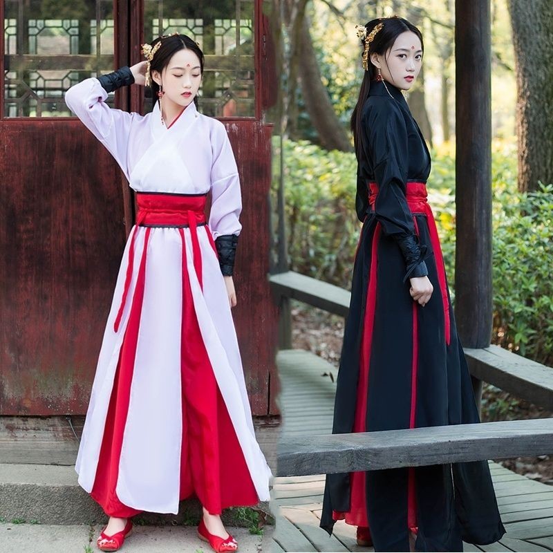 Ancient Costume Martial Arts Style Hanfu Female Classical Chinese Style ...