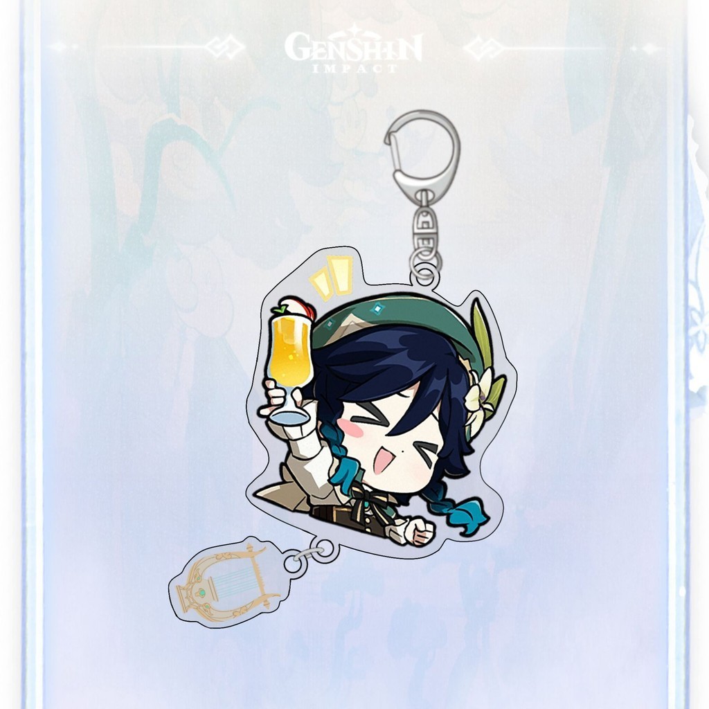 Genshin Impact keychain animation anime decoration Genshin Impact ...