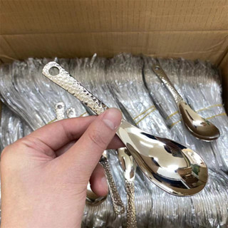 【top1store】 304 Stainless Steel Food Grade Round Soup Spoons/ High ...