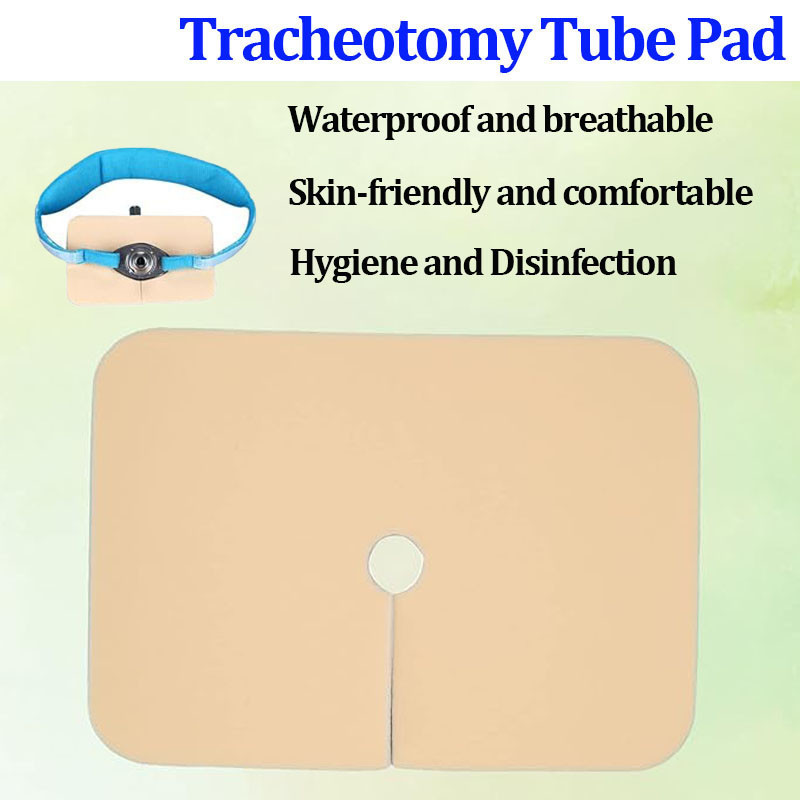 1PC Tracheotomy Tube Pad Tracheostomy Sterile Foam Dressing Soft Foam ...
