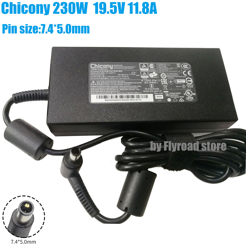 230W AC Adapter For MSI GE75 GL65 GL75 GP63 GP65 GP73 GP75 GT72 Gaming ...