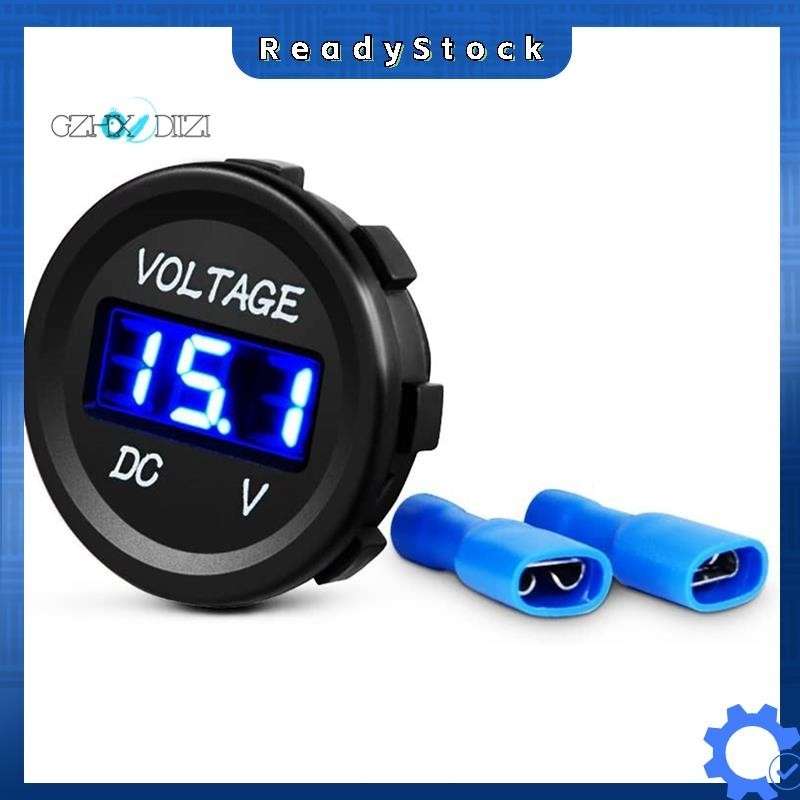【gzhxdiizi】dc 12v Led Panel Digital Voltage Meter Display Voltmeter For