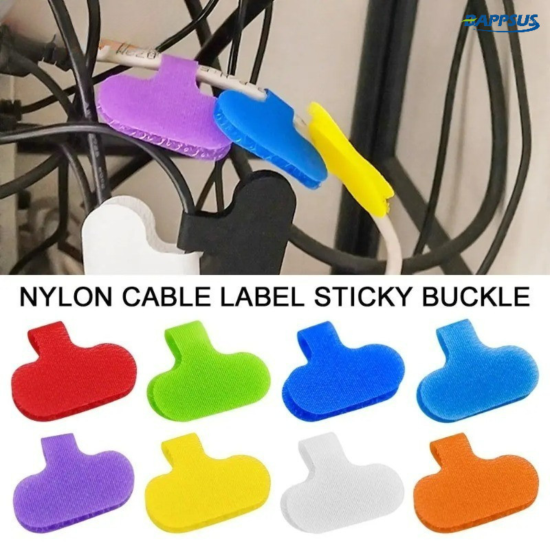 Data Cables Identification Sticker Home Office Writable Tags - Reusable ...