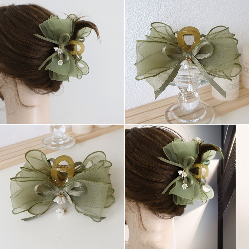 Korean Fashion Butterfly Hair Clip Flower Hairpin Sweet Hair ...