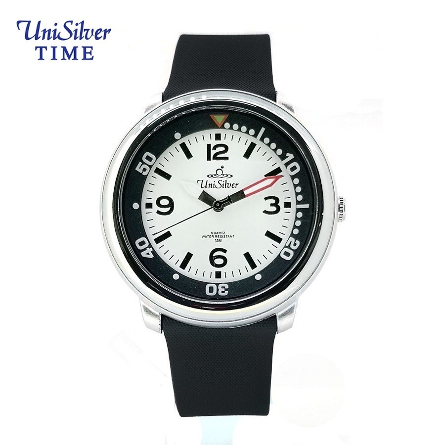 UniSilver TIME Unisex Analog rubber watch KW3070-1112 | Shopee Philippines