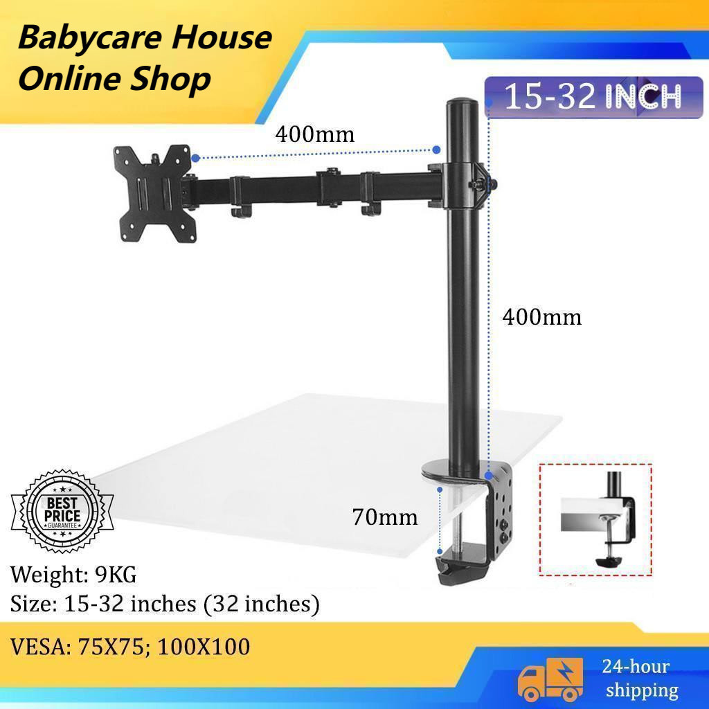 Single Monitor Arm Mount Bracket Monitor Desktop Mount Stand Mount with ...