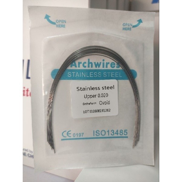 Stainless Steel Archwires Round Ovoid Type 10pcs /Pack | Shopee Philippines