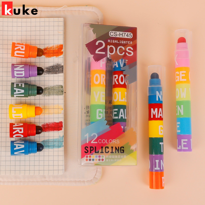 12 Colors Crayon Set - Kindergarten Supplies - Birthday Party Favors ...