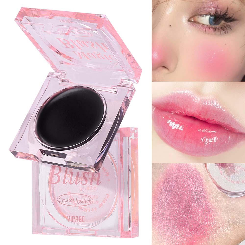 Temperature Changing Blush Black Transparent Crystal Color Change Magic ...